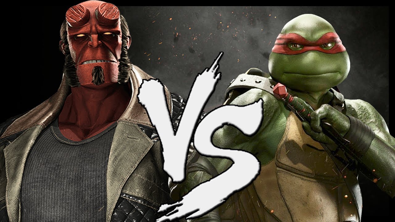 Injustice 2 Raph TMNT Vs Hellboy - YouTube