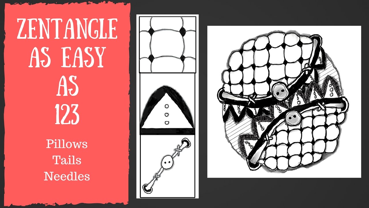 Zentangle Patterns for Beginners Tanglepatterns | Tangle Patterns - YouTube