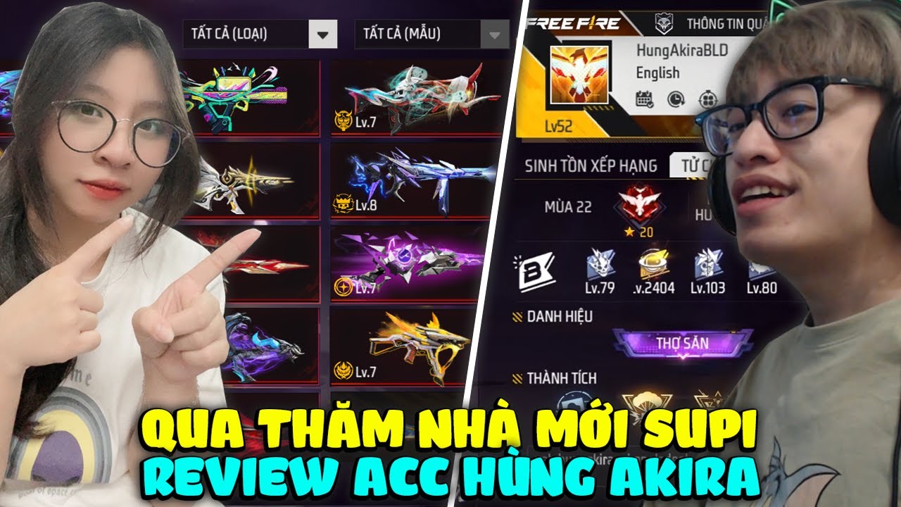 Thu Hường Qua Nhà Mới Supi TV, Review Acc Hùng Akira Chơi Nửa Năm Sở ...