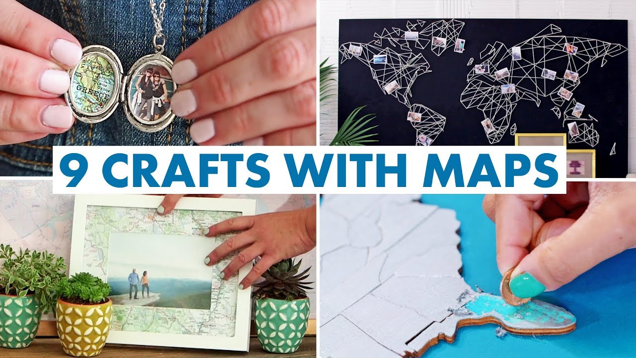 9 Things You Can Make With Maps - HGTV Handmade - YouTube