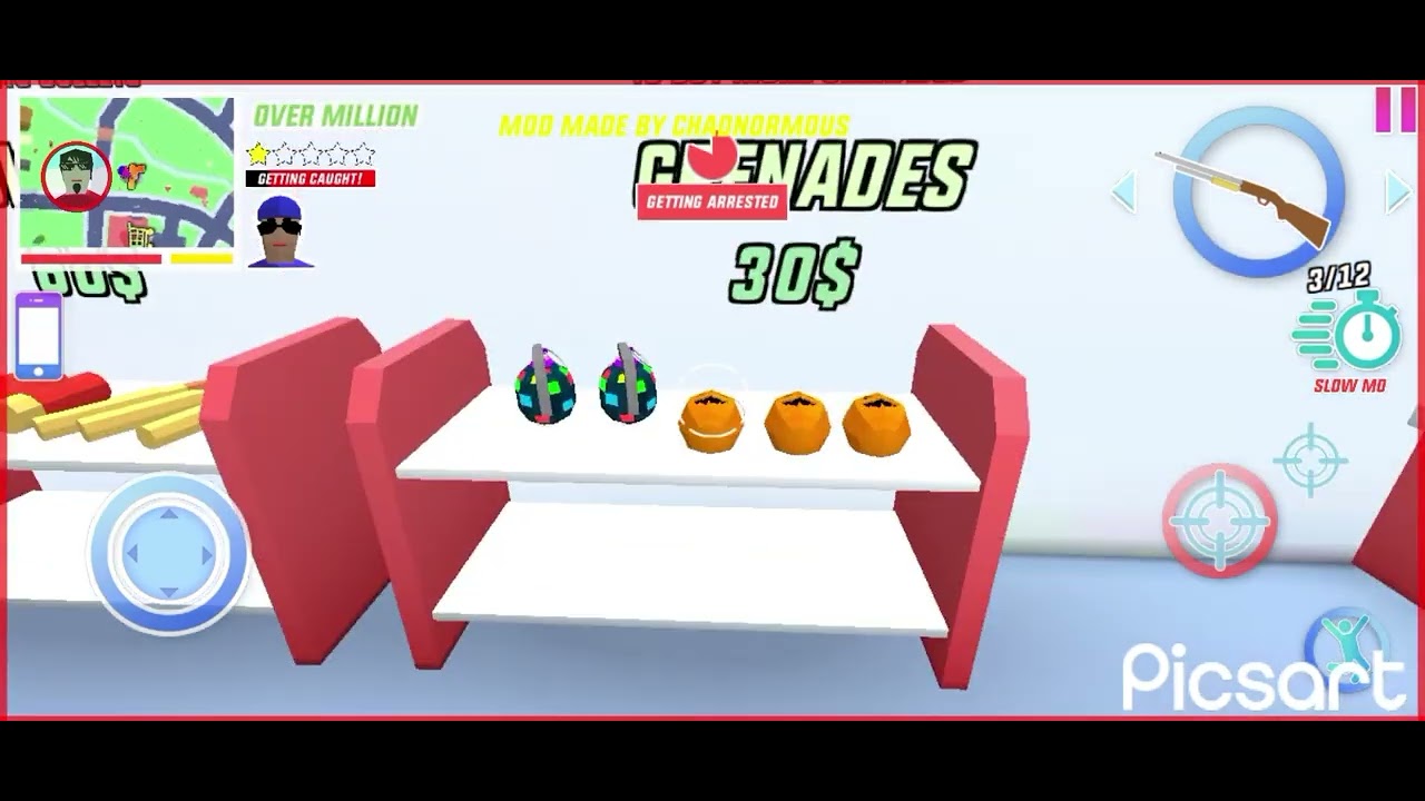 dude theft Wars Mod menu gameplay - YouTube