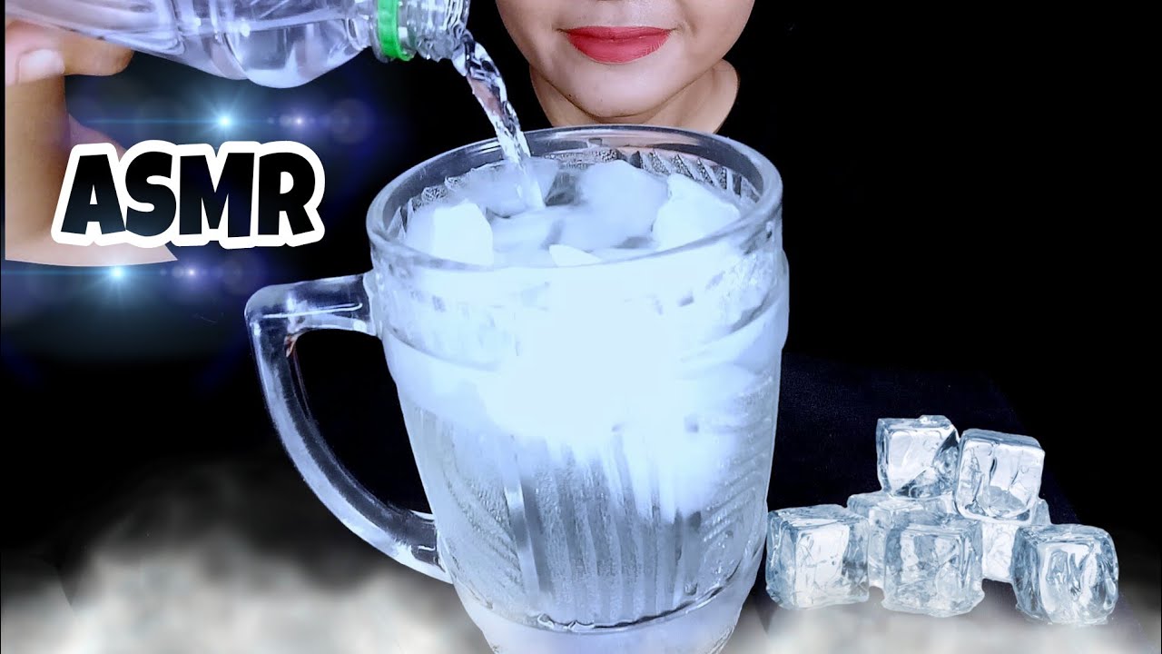ASMR DRINK ICE WATER || Minum Air Es @ShriASMR - YouTube