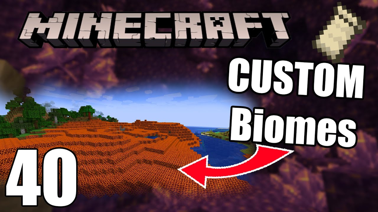 Minecraft, but WE ADD CUSTOM BIOMES with Fabric - YouTube