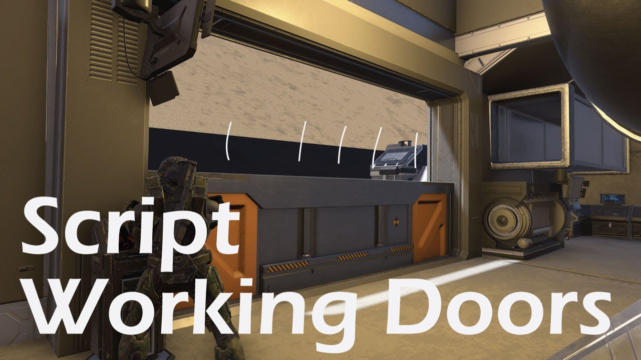 How To Make an Interactable Sliding Door In Halo Infinite Forge - YouTube