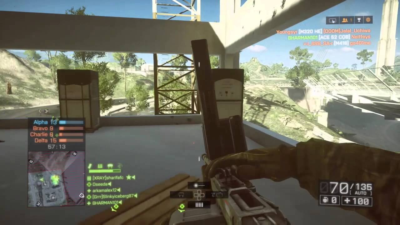 BF4 SQUAD DEATHMATCH - PKP-PECHENEG GAMEPLAY XRAY - YouTube
