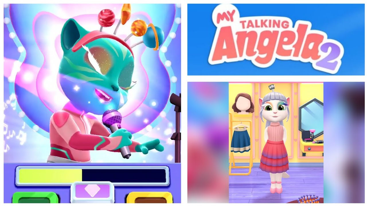 My Talking Angela 2 Game | Different Style Makeup for Going to Talent ...