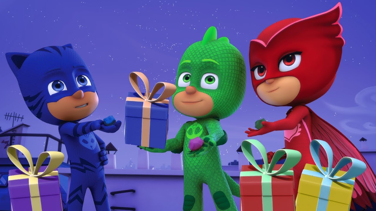 PJ Masks Deutsch Pyjamahelden Gecko rettet Weihnachten | Cartoons für ...