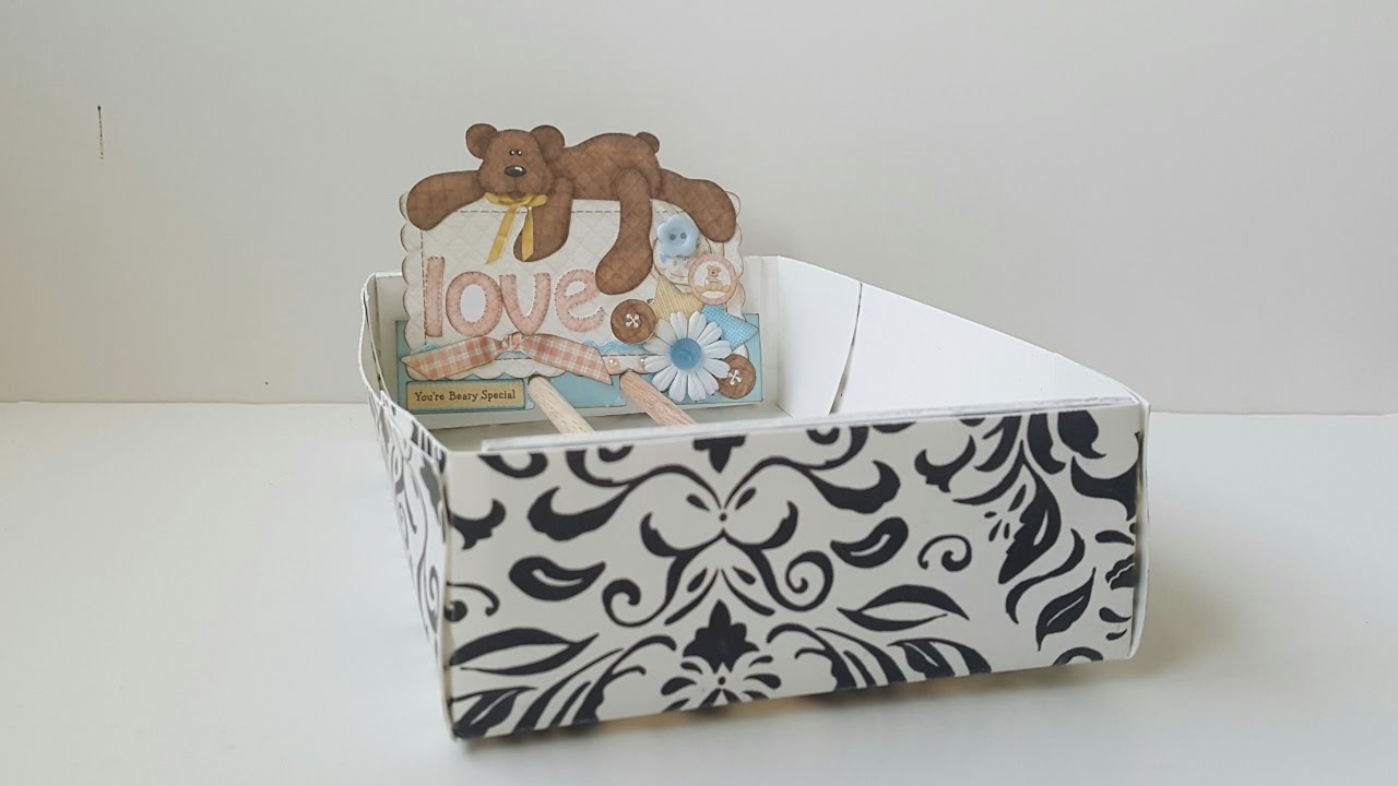 Memory Dex Box from Card Stock or Placemat - YouTube