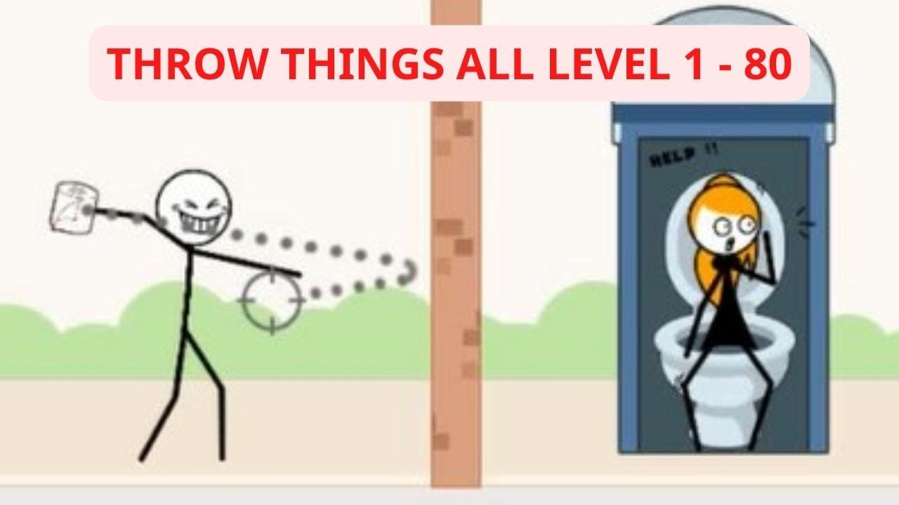 Throw Things All Level 1 - 80 Solution Walkthrough - YouTube