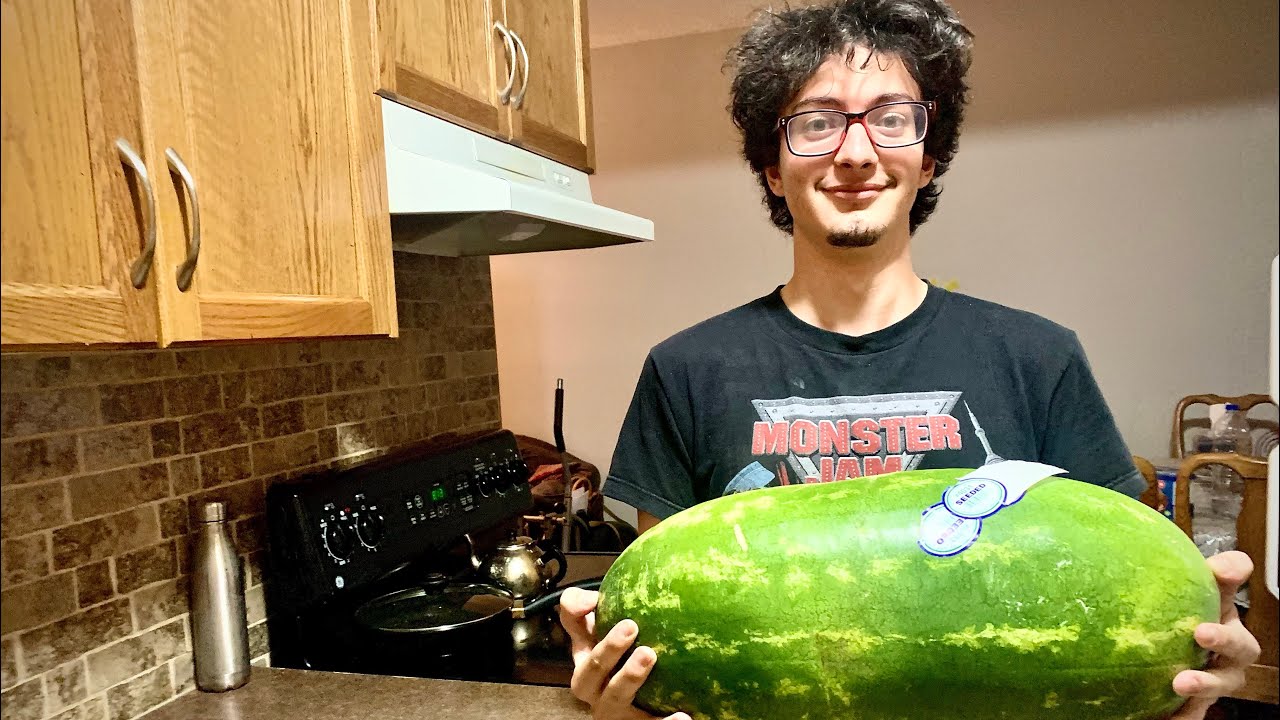 Huge 20 pound watermelon unboxing and review! - YouTube