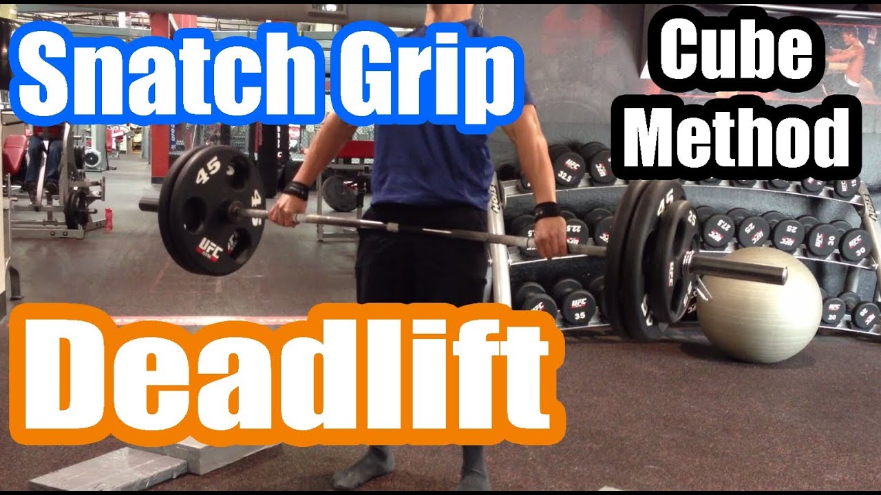 Snatch Grip Deadlifts Cube Method Brandon Lilly - YouTube