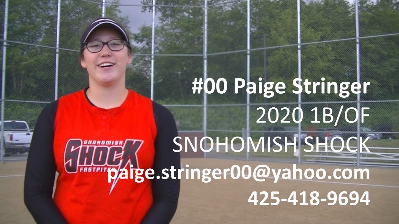 Paige Stringer Softball Skills Video - YouTube