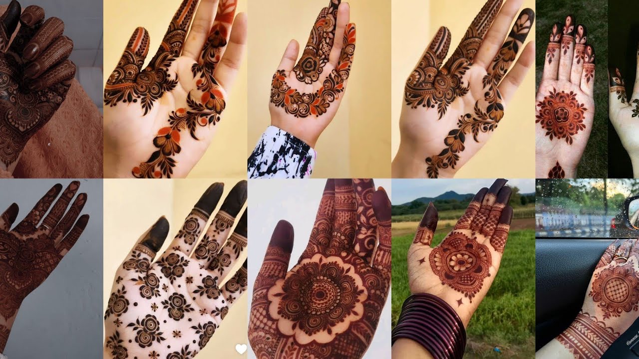 beautiful mehndi designs for hands |full palm mehndi design easy ...