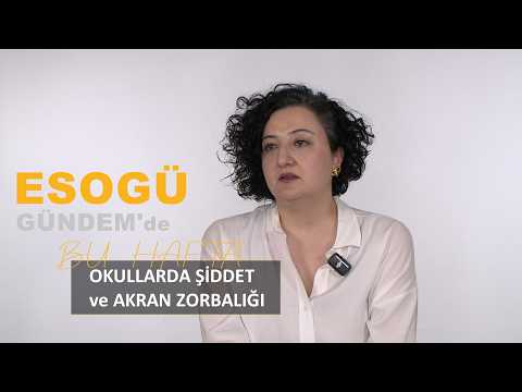 Okullarda Şiddet ve Akran Zorbalığı | Dr. Öğr. Üyesi Begüm Şahbudak | ESOGÜ Gündem