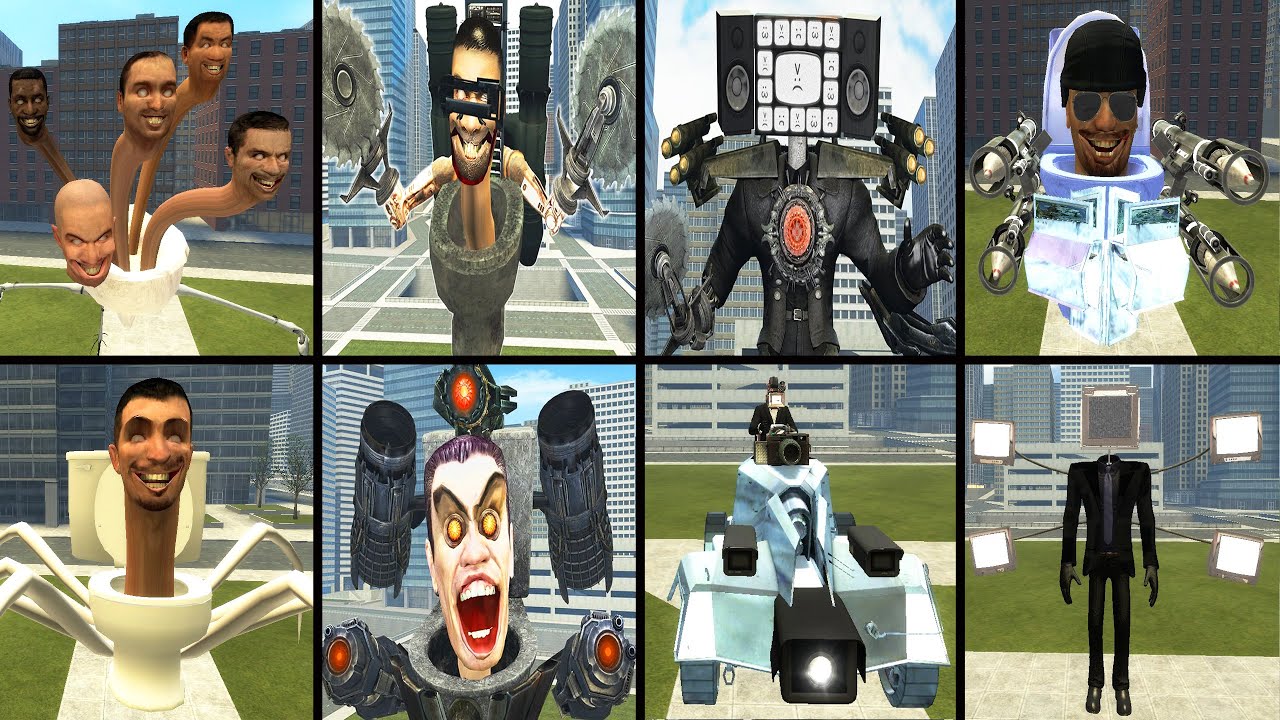 NEW ALL CAMERA MAN, TV MAN, AND OTHERS BOSS ARMY VS SWORD BOSS AND ALL ...