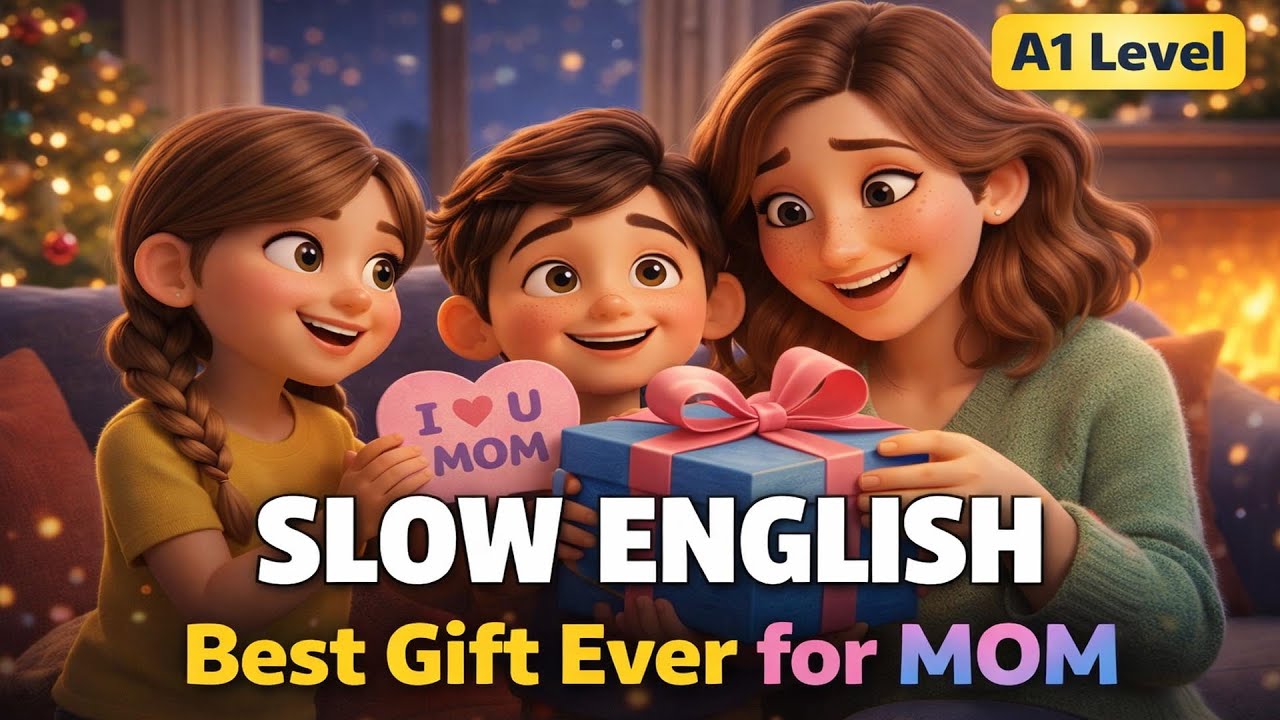 Best Gift Ever for Mom | English Listening Practice for Start Learning ...