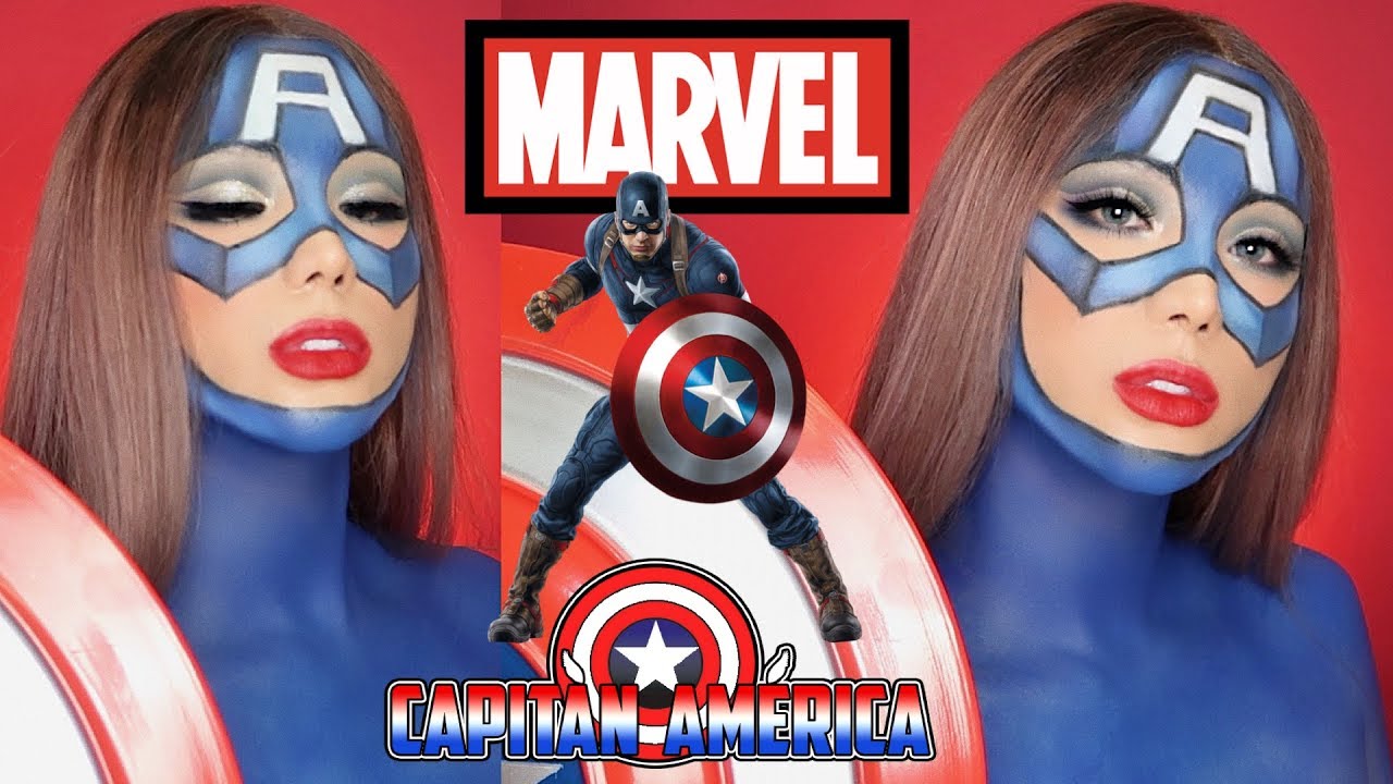 Trang Điểm Captain America [ MARVEL ] | Marvel's Captain America Makeup ...