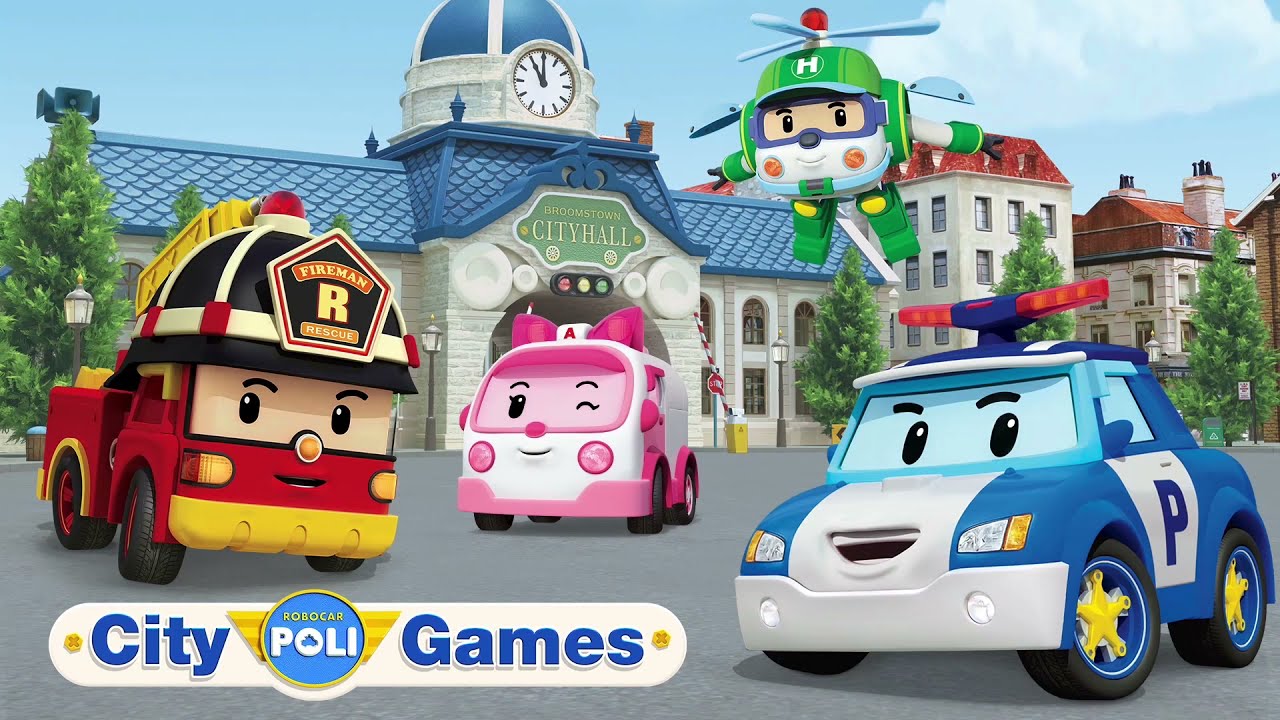 Robocar Poli: City Games (free on iOS and Android) - YouTube
