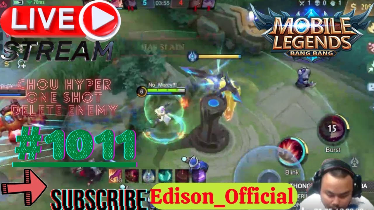 Edison_Official | Mobile Legends: Bang Bang | Chou hyper one shot ...