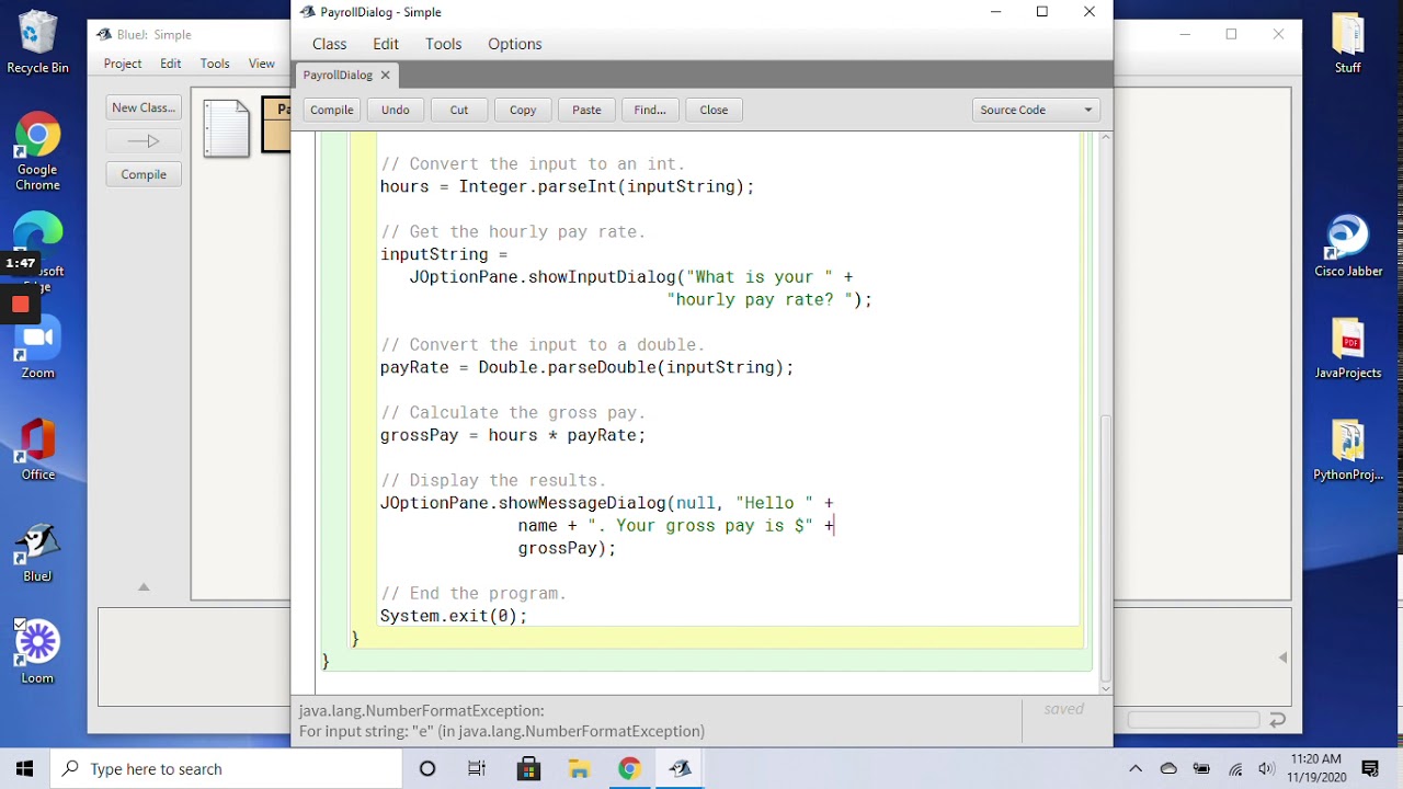Intro to Using JOptionPane (in BlueJ) - YouTube