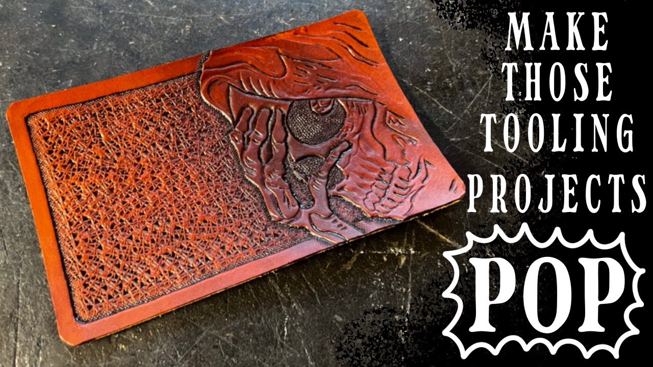 Add a lil' extra style and texture to your leather tooling projects ...