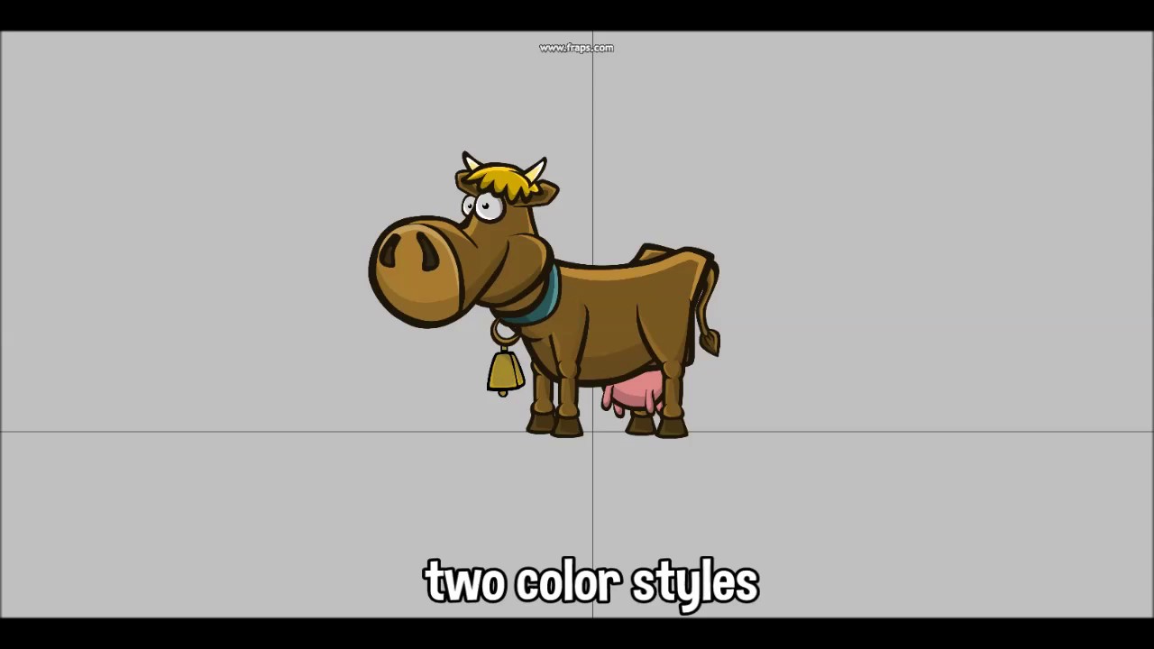cow animation preview - YouTube