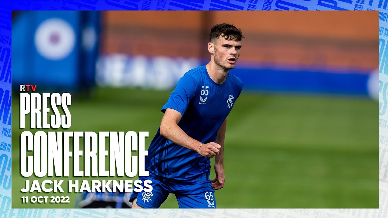 PRESS CONFERENCE | Jack Harkness | Rangers U19 v Liverpool U19 - YouTube