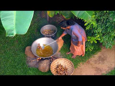 100 Chicken Drumsticks frying and cooking | Traditional Village Cooking Show