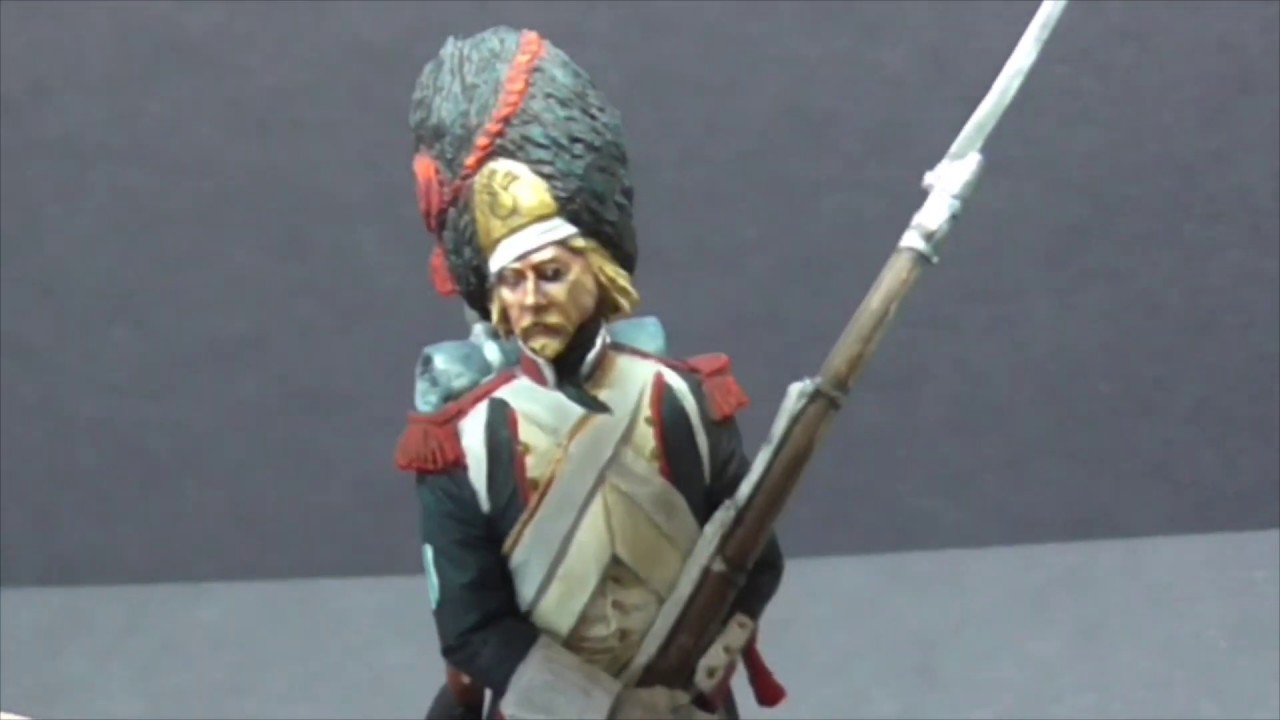 54mm Napoleonic French Grenadier From Troop54 (2) - YouTube