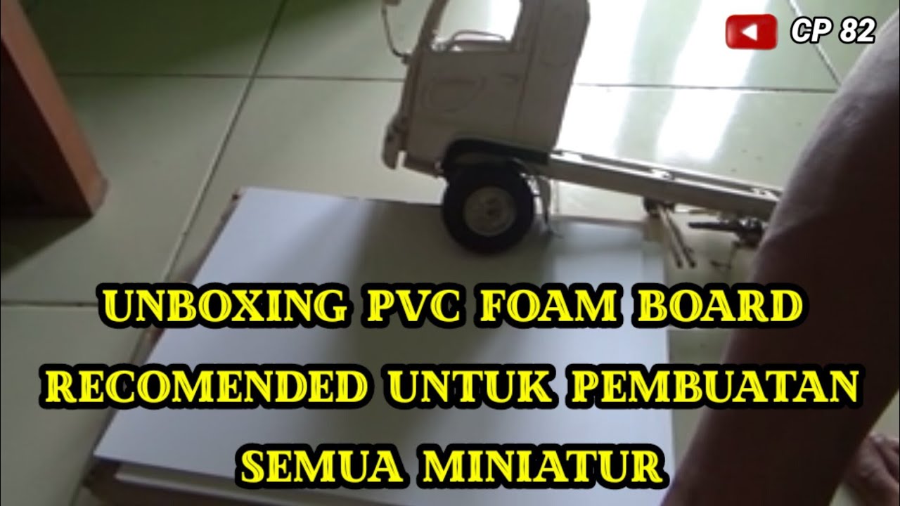 Unboxing pvc foam board ketebalan 5mm 30cm x 40cm cocok untuk membuat ...