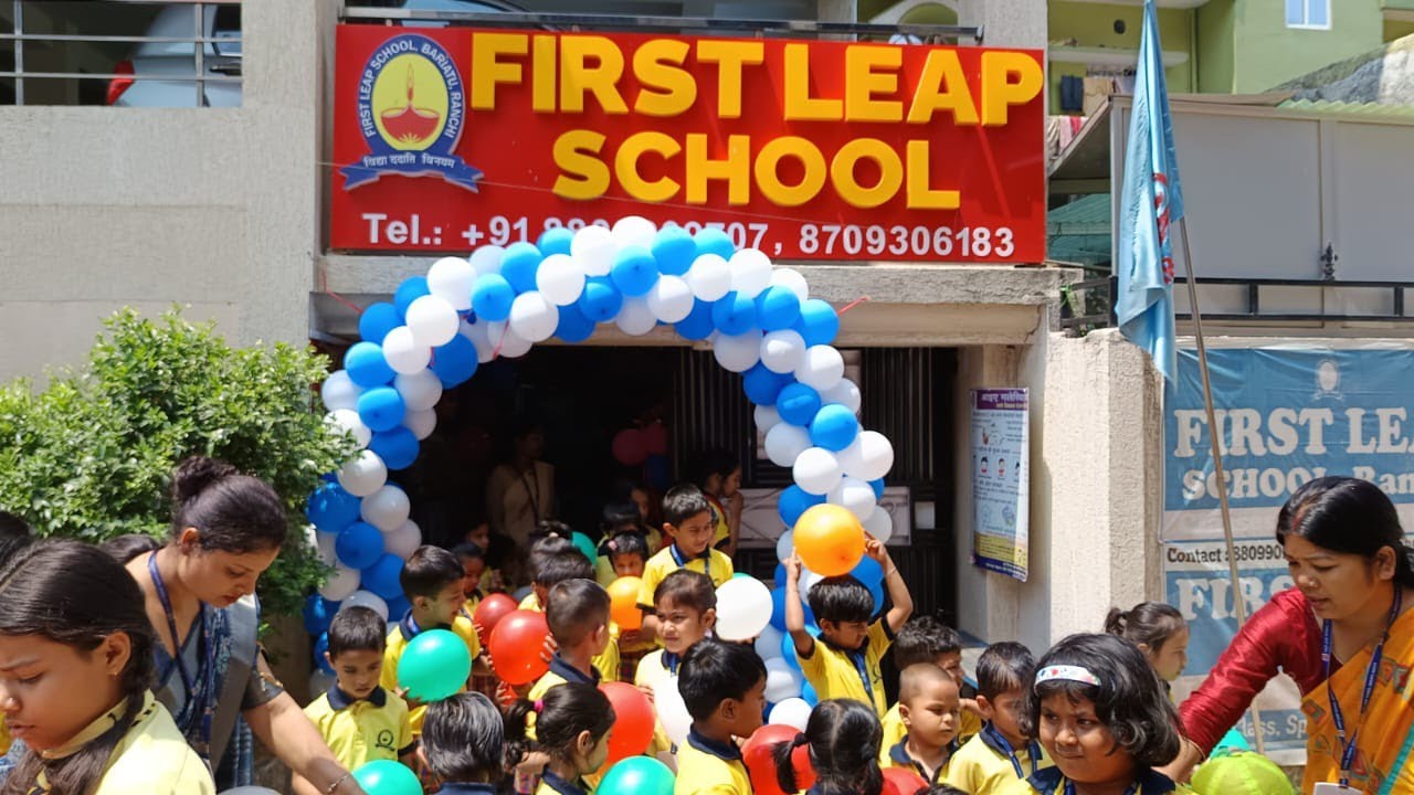 BIG DAY IN TINY SHOES || First day of school | First Leap School - YouTube
