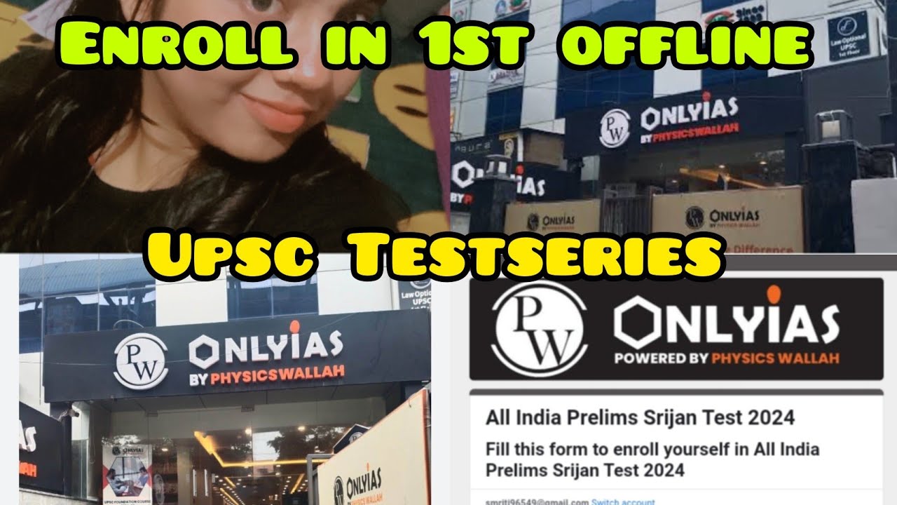 I Join Pw Only ias Offline Test Series Upscwallah #upsc #exam #ias # ...
