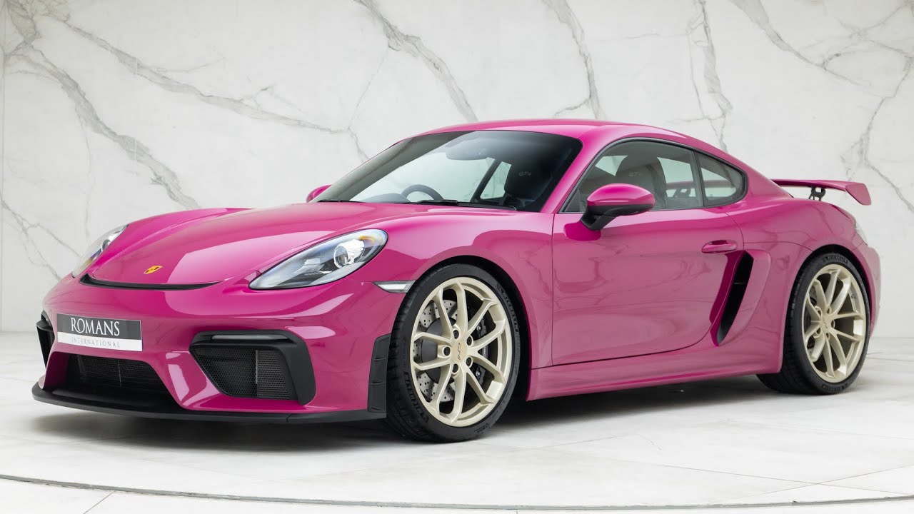 2022 Porsche 718 Cayman GT4 - PTS Rubystar - Walkaround & Interior ...