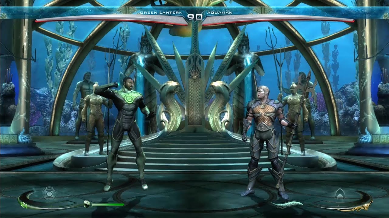 John Stewart Vs Aquaman INJUSTICE Gods Among Us #videojuegos #gameplays ...