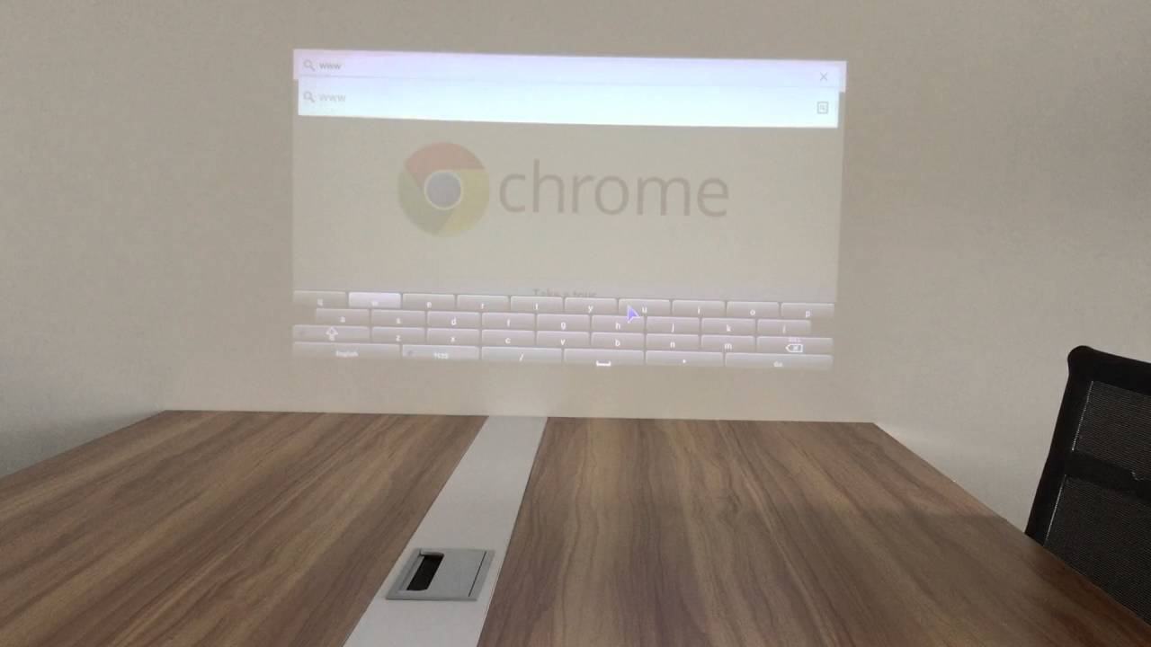 TANGGOOD V6 Android Mini LED Projector in Daylight Time - UI - YouTube