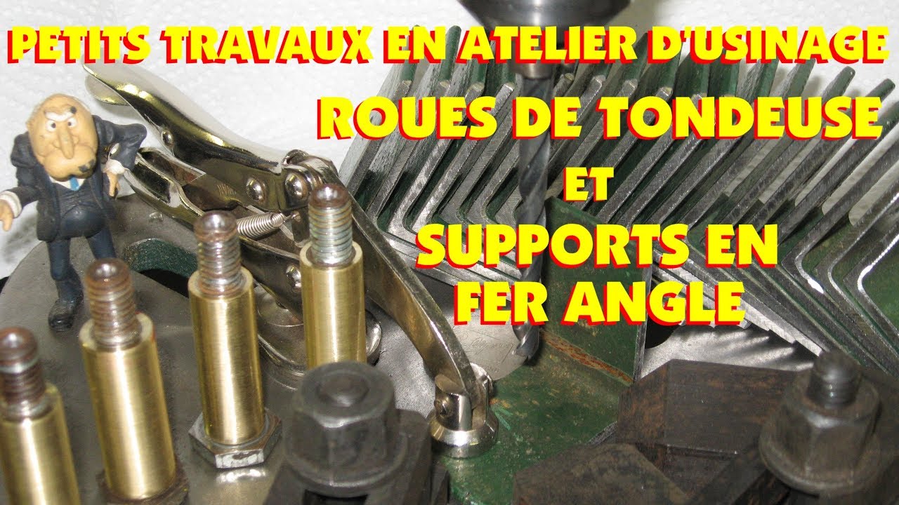 USINAGE POUR LE PLAISIR, ROUES DE TONDEUSE , MARC LECUYER PV#038 - YouTube