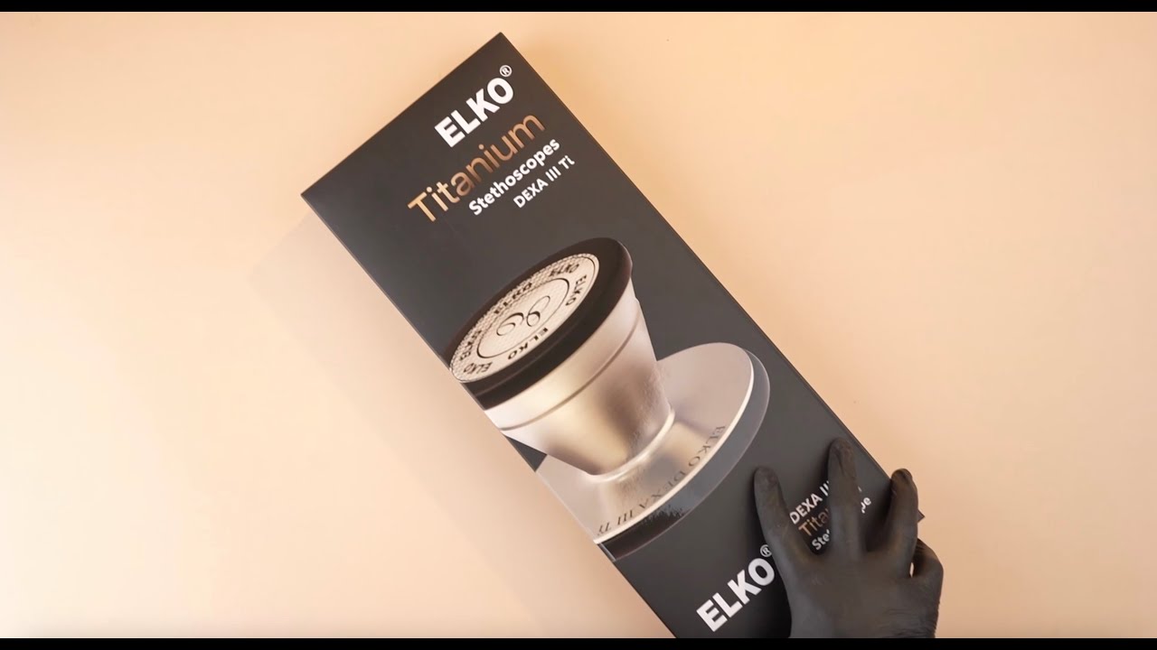 ELKO DEXA III Ti Titanium Stethoscope Rose Gold Edition Unboxing - YouTube
