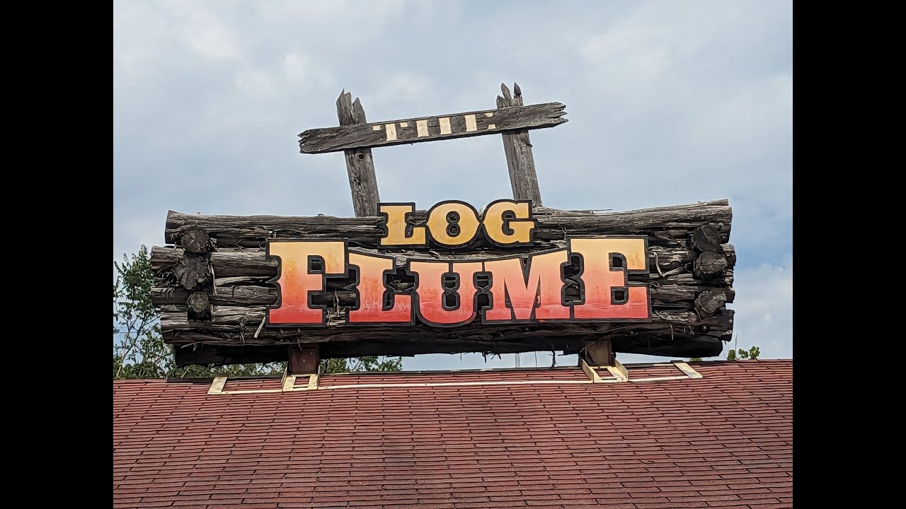 Six Flags St. Louis The Log Flume - YouTube