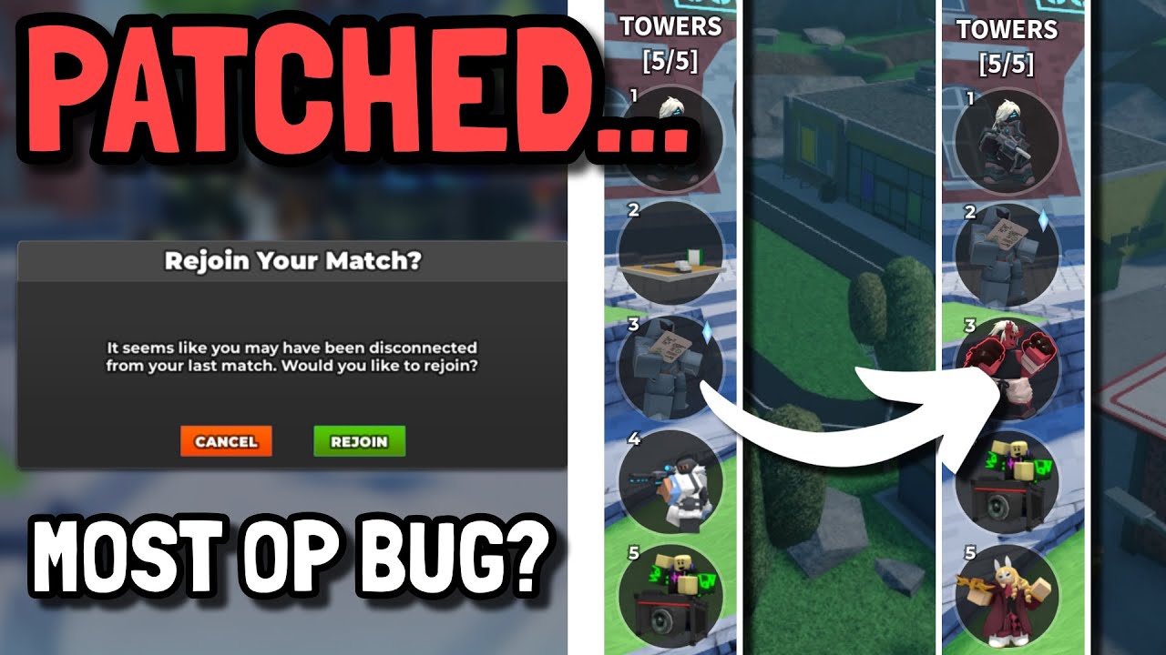 TDS Just Patched the Most OP Bug... | Roblox Tower Defense Simulator ...