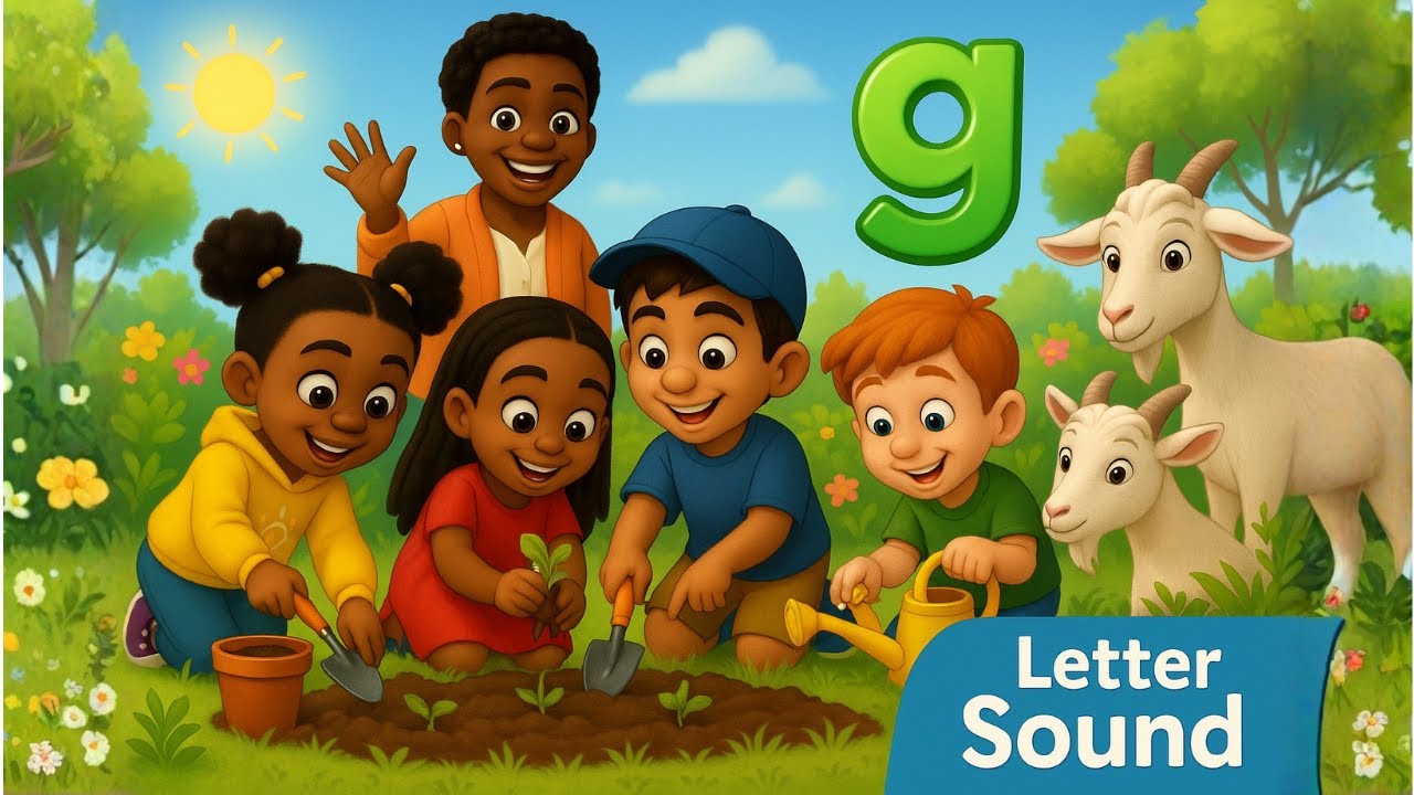 Letter g Song and Story | Learn the /g/ Sound for Kids| Sound of g for ...