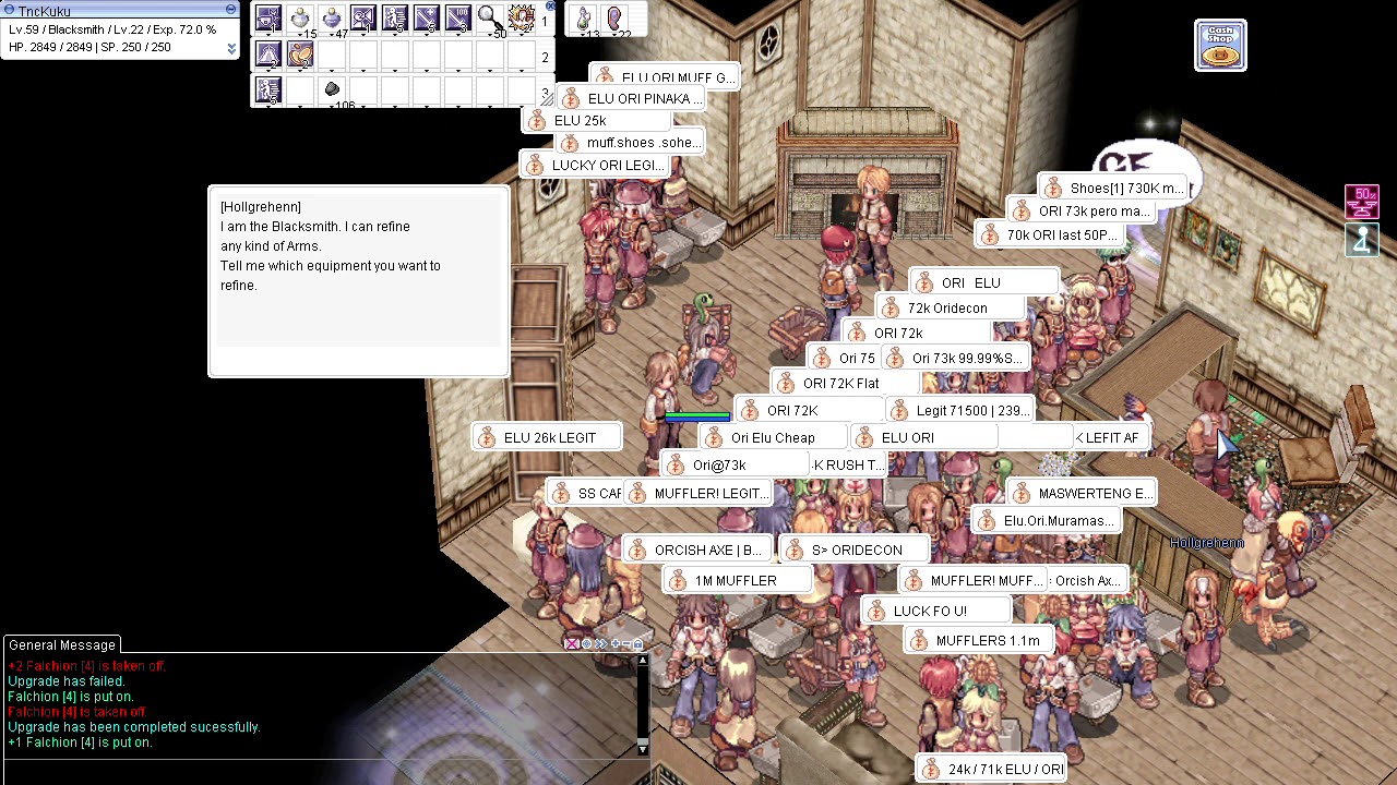 How To Make +8 Weapons Ragnarok Online - YouTube