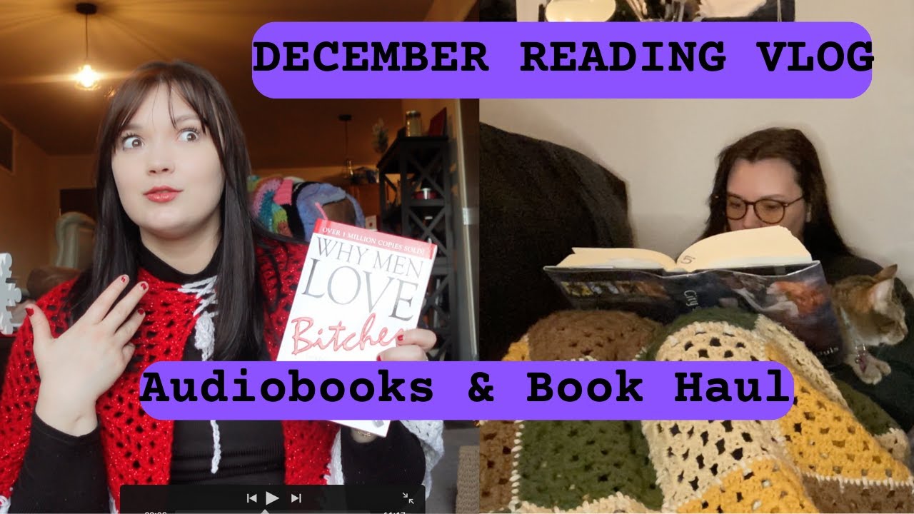 December Reading Vlog & Book Haul | Follow my reading month! - YouTube