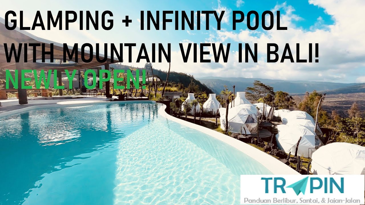 GLAMPING + INFINITY POOL WITH MOUNTAIN VIEW IN BALI! BLACK LAVA CAMP ...