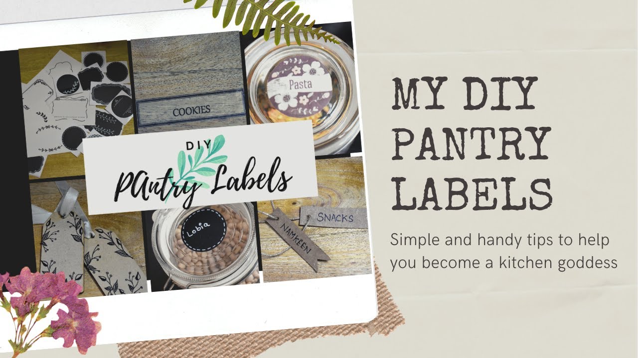 Pantry Labels | Kitchen Organization | DIY | Simple & Elegant Pantry ...