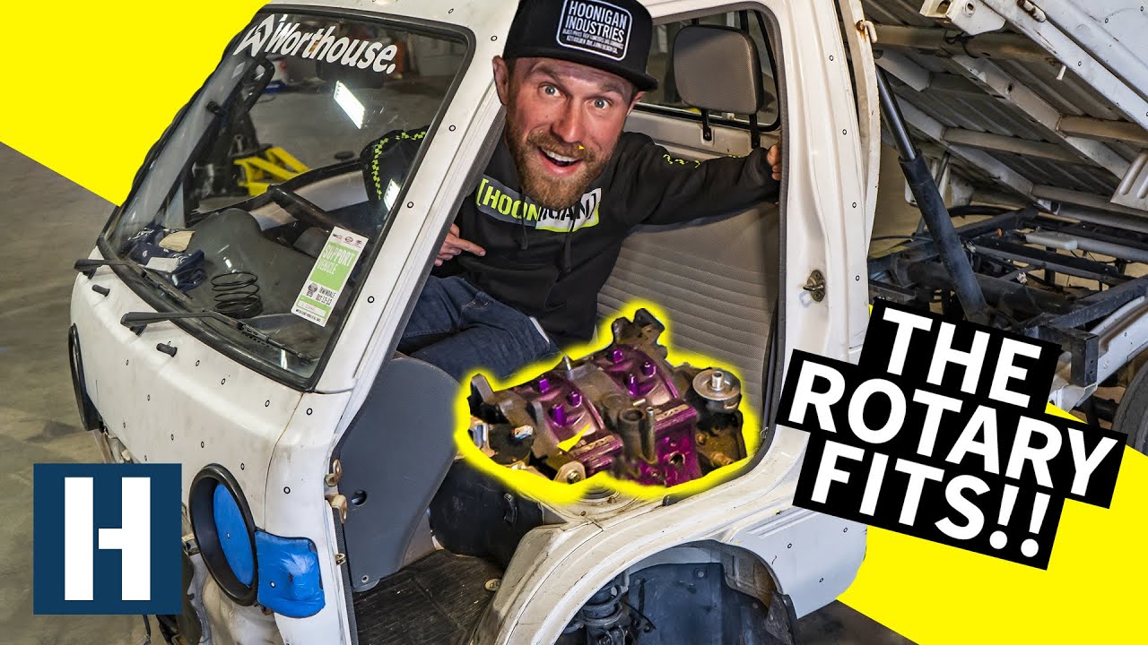 The Rotary is IN! Engineering Adjustable Mounts for our RX-7 Powered ...