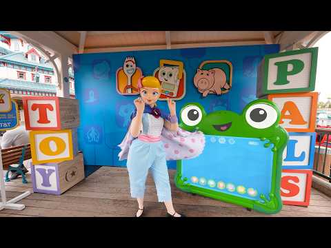 Pixar Pier - FULL 2026 Tour - Toy Story 5 Characters, Merch & Incredicoaster POV | 4K 60FPS
