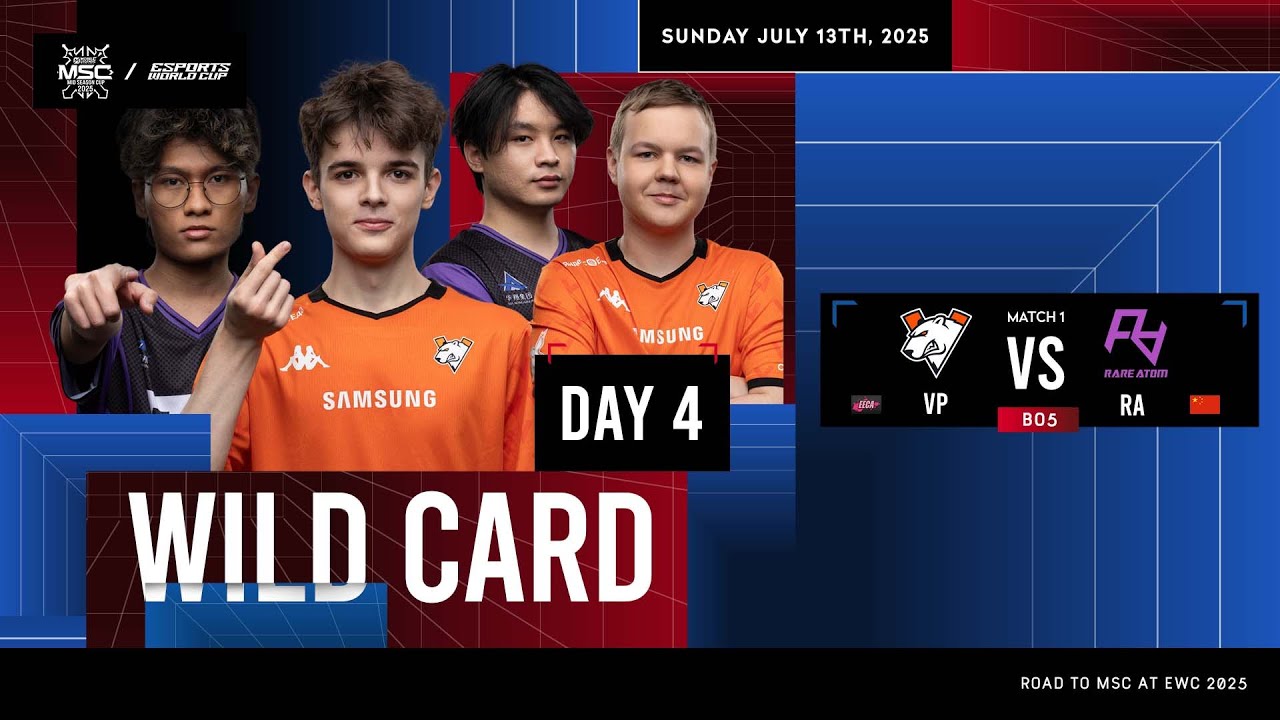 🔴 LIVE | WILD CARD DAY 4 | MLBB MSC at EWC 2025 | (ENG) - YouTube