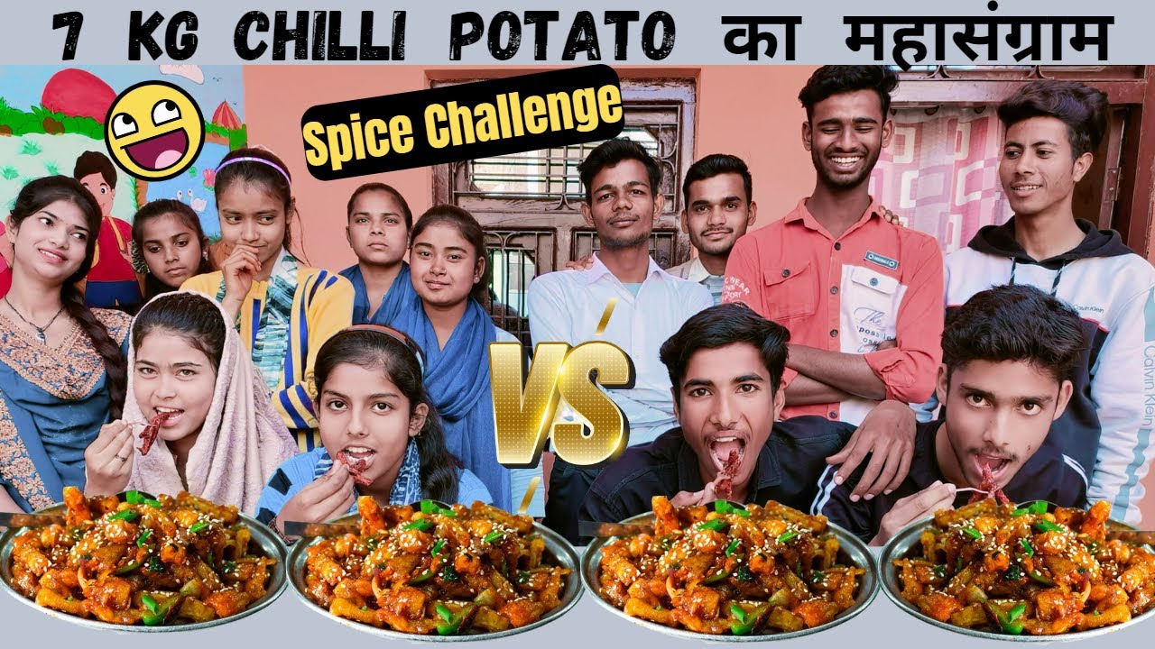 Chilli Potato Challenge | Chilli Potato Recipi |The Ultimate Food ...