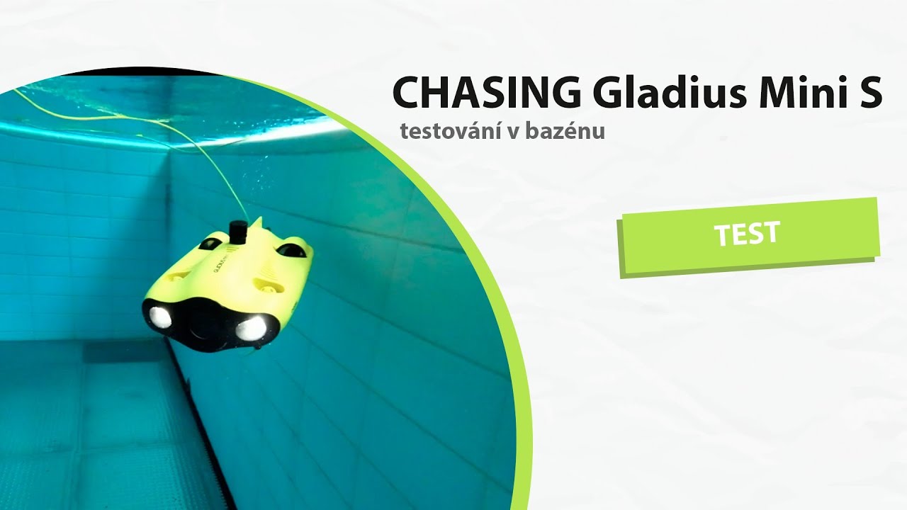 Chasing Gladius Mini S Flash Pack bazén test - YouTube