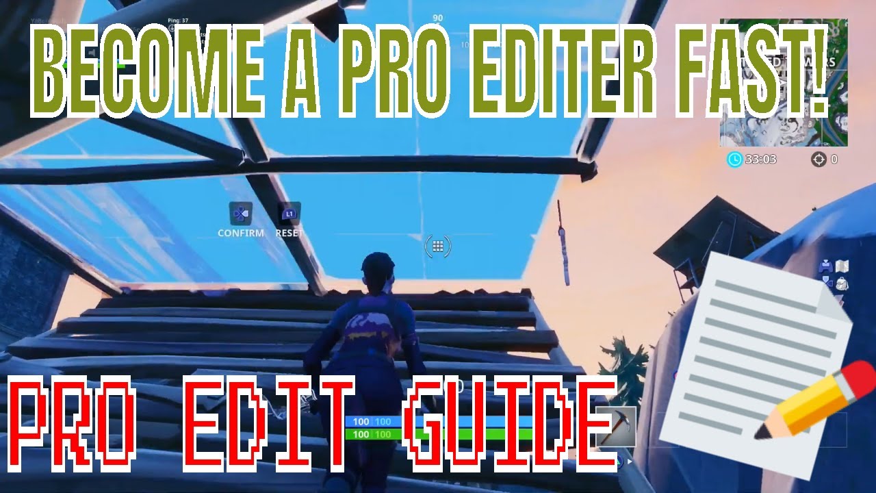 How To Practice Your EDITING On Fortnite CONSOLE - PRO Editing Guide W ...